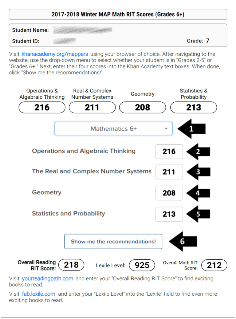 BI Tool: MAP RIT Scores Student/Parent Letter - Illuminate Education